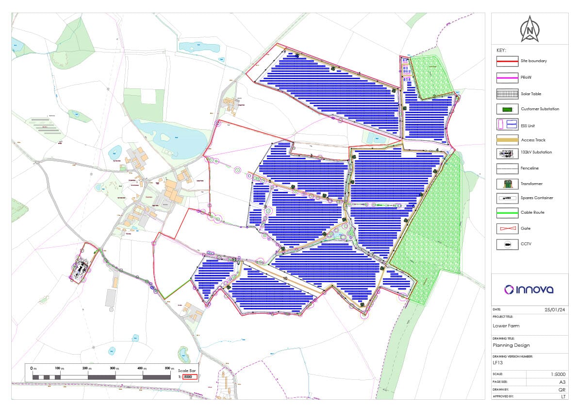 Lower Farm Solar & Energy Storage | Project | Innova